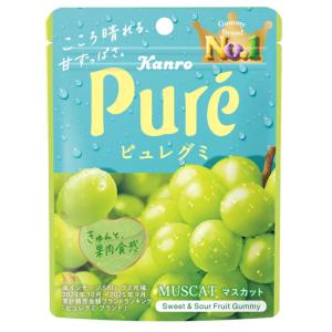 ピュレグミ マスカット味 56g入×6個 カンロ（株） :4901351058640:善野菓子店 Yahoo!ショップ - 通販 ...