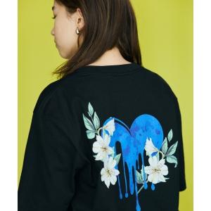 rehacer（レアセル） tシャツ : Flower Parade Wide TEE / フラワー