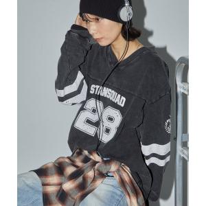 アンプル Ample ウエストデザインワイドタックパンツ （ネイビー