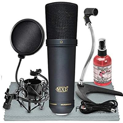 MXL 2003A 大型カプセルコンデンサーマイクバンドル ポップフィルター マイクスタンド ケーブル 消毒器 FiberTique クリーニングクロ - 最安値・価格比較 - Yahoo ...