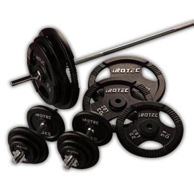 IROTEC IROTEC バーベル ダンベル アイアン 140kg セット 200cm バーベル - 最安値・価格比較 - Yahoo!ショッピング｜口コミ・評判からも探せる