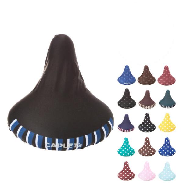 型番：capletsブランド：バックヤードファミリー商品名：サドルカバー のびーる チャリCAP サドルカバー 防水 ママチャリ キズ隠し 定番 汚れ防止 かわカラー：AS-41.ドット柄(ブラック)/AS-40.バックストライプ(NV)/...