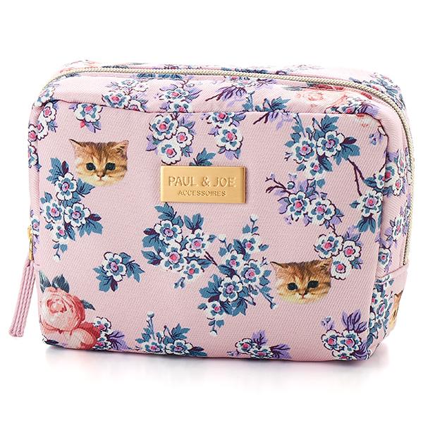 型番：1075011202ブランド：ポールアンドジョーアクセソワ商品名：【高さ：10×幅：13×まち：5cm】ポーチ（レディース）（ポール＆ジョー　アクセソワ）カラー：ピンク/ベージュ