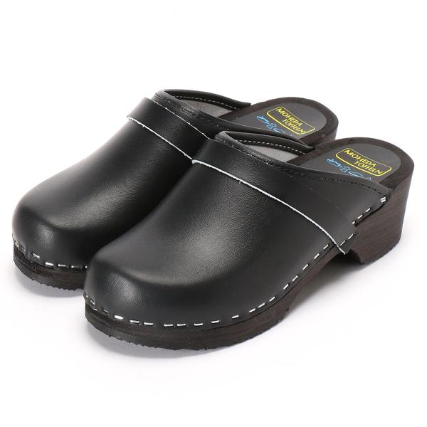 型番：MO-EMILブランド：シュークローゼットセレクト商品名：MOHEDA TOFFELN （モヘダトフェール）/キッズ サボサンダル EMIL ウッドサンダルカラー：ブラック/ブラウン