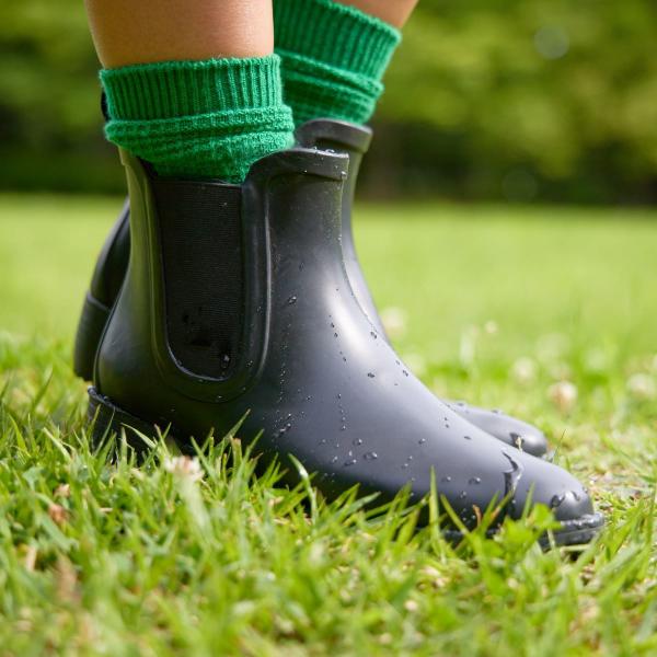 型番：W12402ブランド：エミュオーストラリア商品名：【EMU】エミュ Grayson Rainboot サイドゴアレインブーツカラー：ブラック/オリーブ