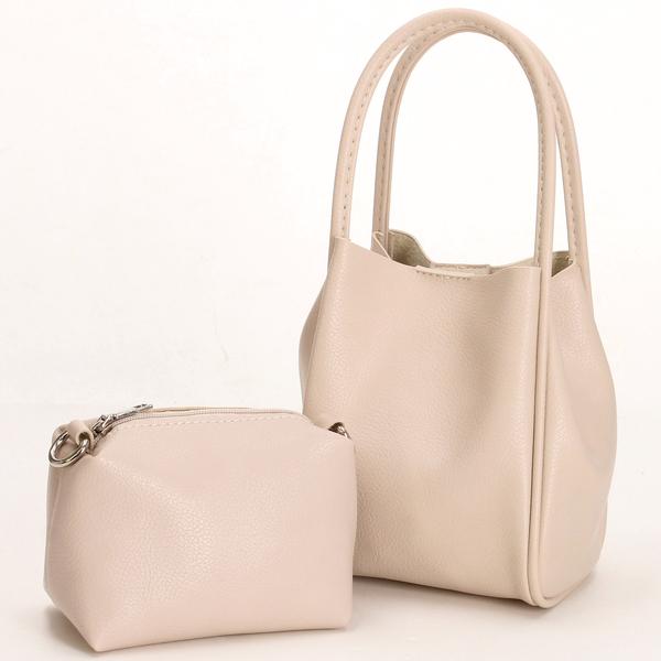 型番：30032ブランド：キュリ ビスキュイ商品名：【CURIBISCUI】スクエア フェイクレザーバッグカラー：シルバー/アイボリー/ブラック/ブルー/オレンジ/レモン/グレーベージュ