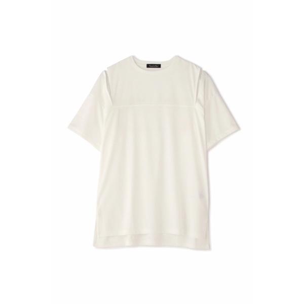 型番：2010375ブランド：トルネードマート商品名：【LADIES】TORNADO MART∴スリットオーバーカットソーカラー：ブラック/ホワイト