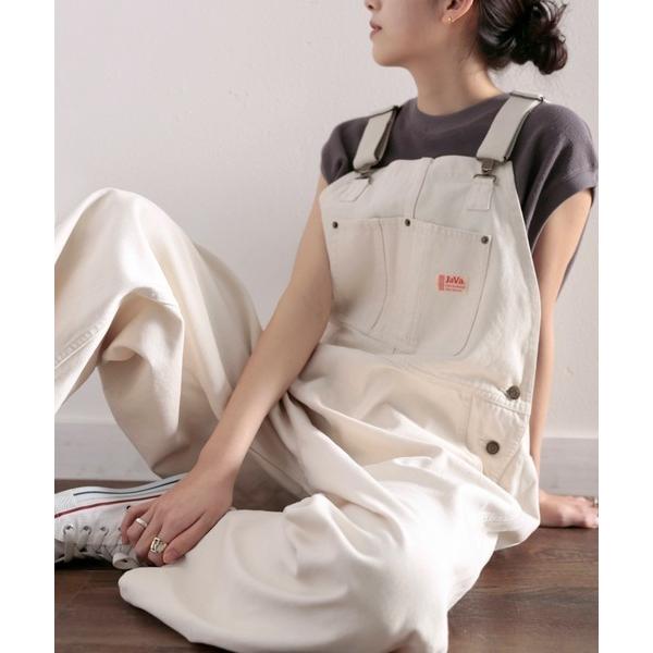 型番：CLF046ブランド：クラシカルエルフ商品名：《JaVa ジャバコラボ》大人カジュアル。綿100％のこだわりサロペット。カラー：モカ/ブラック/アイボリー/サンドベージュ/カーキ