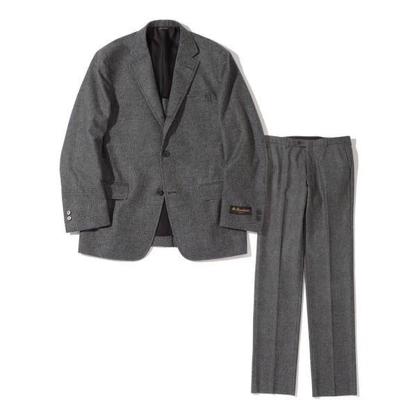 型番：117180033ブランド：シップス商品名：Southwick: FOX BROTHERS フランネル 3B スーツカラー：チャコールグレー/ブラウン