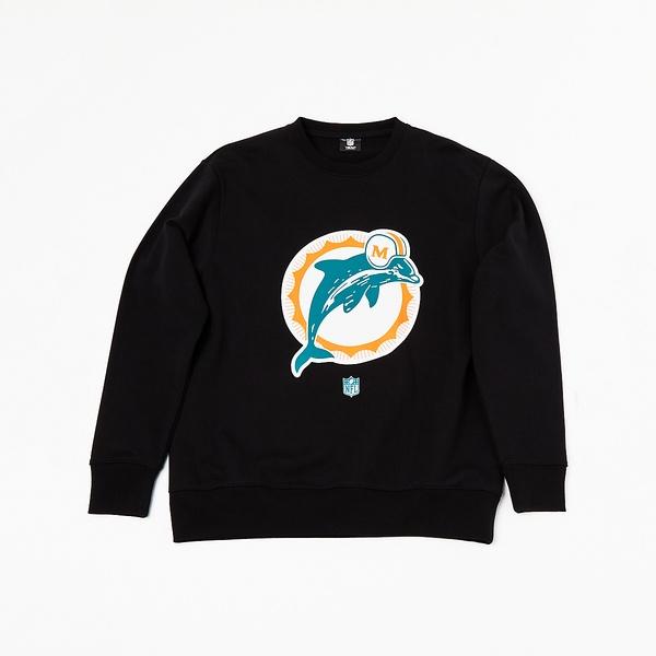 型番：02453520006ブランド：5351プール・オム商品名：【5/】NFL DOLPHINS スウェットシャツカラー：ブラック/グレー