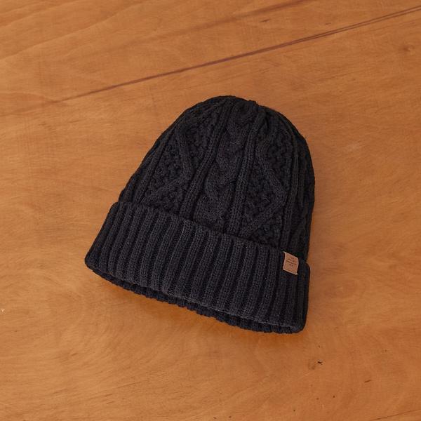 型番：04459874007ブランド：アバハウス商品名：【RUBEN/ルーベン】CABLE BORE WATCHCAP/ケーブル裏ボアフカラー：ブラック/グレー/テラコッタ/ベージュ/グレージュ/グリーン/ネイビー