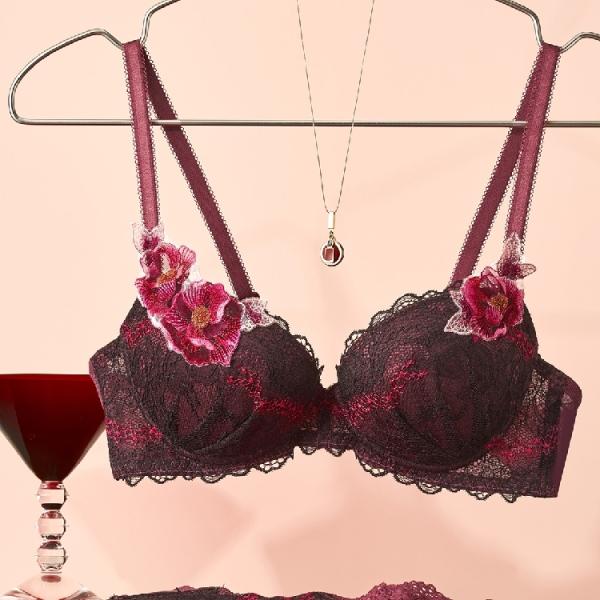 型番：10213979_1ブランド：トリンプ商品名：トリンププレミアム レッドレーベル 0094 ブラジャー D-Eカップカラー：M014ラセット/M001バニラ/M007モーブ