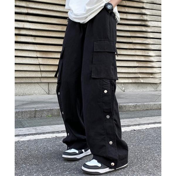 型番：ymmCK69aブランド：アイモハ商品名：【genxder】ユニセックスコットンカーゴパンツカラー：ブラック/ベージュ/カーキ