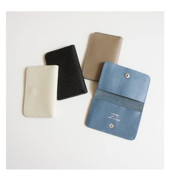 型番：T2938ブランド：タイドウェイ商品名：DORA LEATHER CARD CASEカラー：グレー/ブラック/ホワイト/ブルー