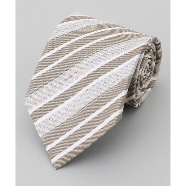 型番：TRGOSS0303ブランド：五大陸商品名：Fermo Fossati_レジメンタル ネクタイカラー：グレー系1