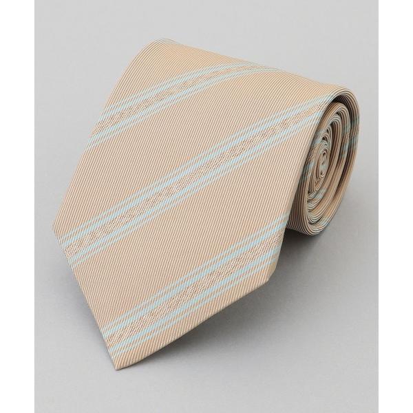 型番：TRGOSS0307ブランド：五大陸商品名：Fermo Fossati_レジメンタル ネクタイカラー：ベージュ系1