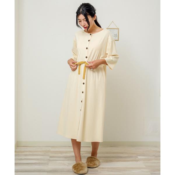 型番：BN-19072ブランド：スウィートマミー商品名：前開き フロント べっ甲ボタン パジャマ （授乳対応/レディース/マタニティ）カラー：ライトベージュ/杢グレー