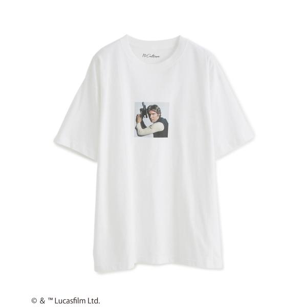 型番：GMM70810ブランド：アダムエロペ商品名：《WEB限定》【STAR WARS×10】HANSOLO TEE   UNISEXカラー：ホワイト（１０）/ホワイト系（１１）