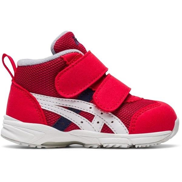 型番：1144A282-600ブランド：アシックス商品名：GD.RUNNERBABY MS-MID 2カラー：レッド×ホワイト