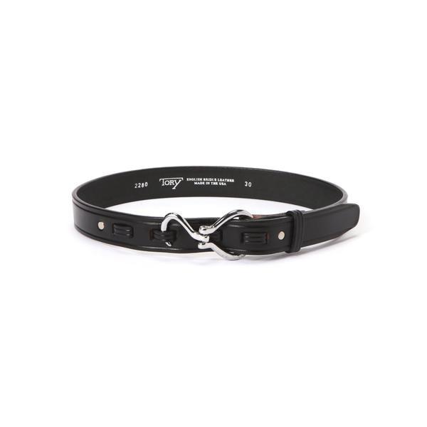 型番：7923971201ブランド：マナスタッシュ商品名：TORY LEATHER／トリーレザー／Nickel Hoof Pick Belt 1.25インチカラー：ブラック