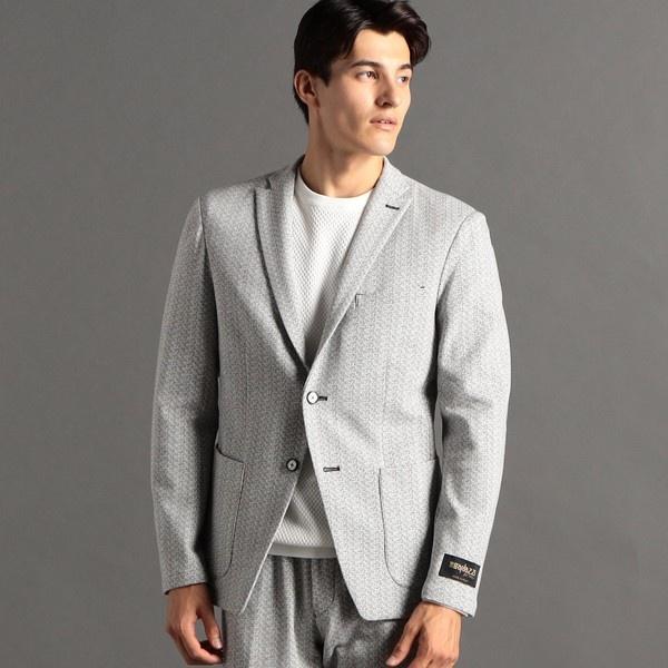 型番：3462-3401ブランド：ムッシュニコル商品名：BARDAZZI グラフィカルニット セットアップジャケットカラー：19ライトグレー/29グレー/49ブラック