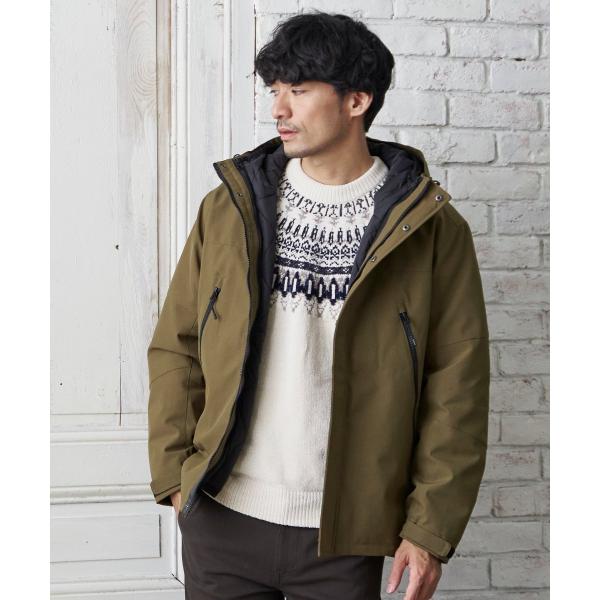 型番：11060317ブランド：イッカ商品名：sorona(R) 3WAYマウンテンパーカーカラー：オリーブ/ミディグレイ/ブラック/Ｄｋグリーン/ネイビー