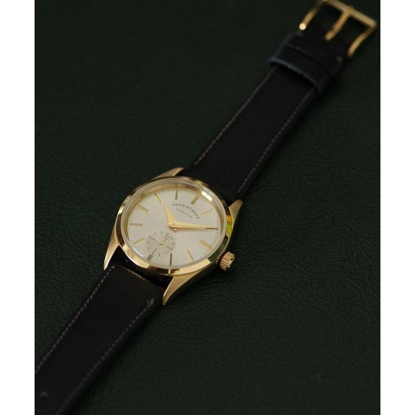 型番：GMZ13060ブランド：アダムエロペ商品名：FLATBACK WRISTWATCH (LEATHER BELT)カラー：ゴールド（９０）/シルバー（９３）