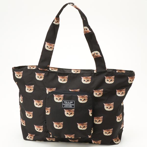 型番：PJA-B843ブランド：ポールアンドジョーアクセソワ商品名：PAUL＆JOE ACCESSOIRES 折りたたみトートバッグ PJA-B843 ヌネットカラー：ＢＫ/ＩＶＯ/ＰＫ/ＢＥ/ＤＰＫ/ＮＶＹ