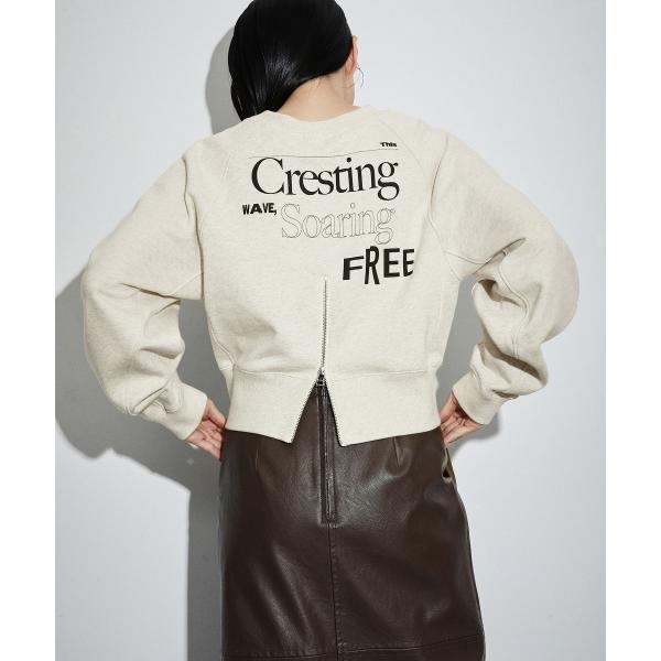 型番：GAM23100ブランド：アダムエロペ商品名：【サステナブル】クロップドスウェットカラー：ブラック（０１）/ライトグレー（０８）/キナリ系（１８）