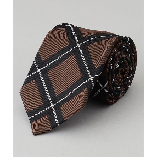 型番：TRGOSW0304ブランド：五大陸商品名：【Fermo Fossati】チェック ネクタイカラー：ダークブラウン系1/ダルブルー系1