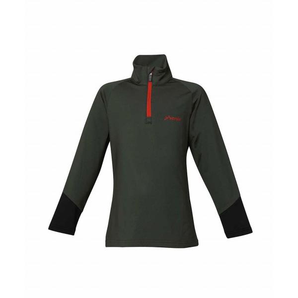 型番：ESB23LS80ブランド：フェニックス商品名：Lightning Junior 1/2 Zip Tee キッズ/スキー/アンダーウェア/インナーカラー：KHAKI/BLUE/ORANGE/BLACK/WHITE