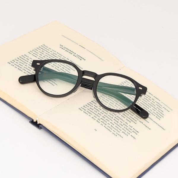 型番：710630032ブランド：シップス エニィ商品名：【SHIPS any別注】銘品晴夫作: ユニセックス ボストン型 Andy 眼鏡◇カラー：ブラック/ブラウン