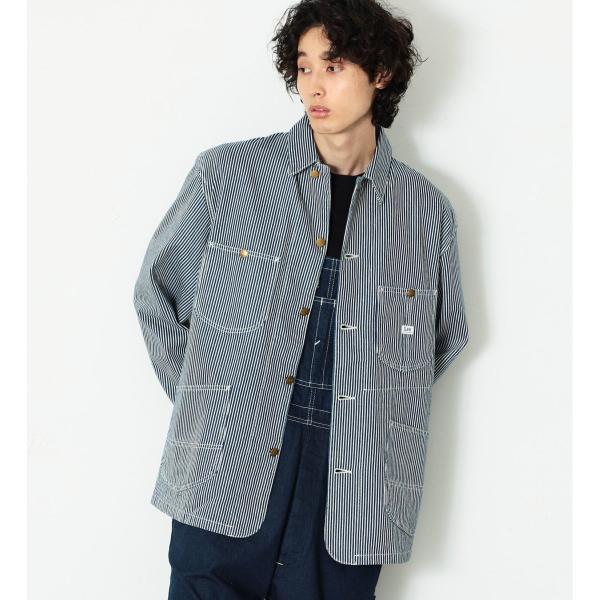 型番：LT0659-0005ブランド：リー商品名：DUNGAREESカバーオールジャケットカラー：インディゴブルー/淡色ブルー/中色ブルー/アイボリー/ストライプ/ヒッコリー/ブラウン/ブラック