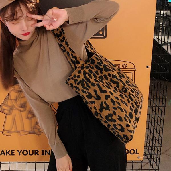 型番：88CXH-051ブランド：ミニミニストア商品名：ヒョウ柄 トートバッグ 大容量レディースカラー：ヒョウ柄