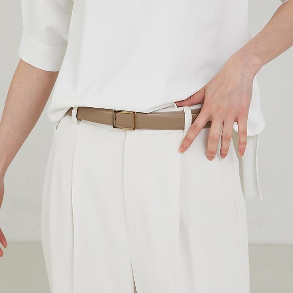 型番：32471060000ブランド：カリテ商品名：【MANUELA】レザーベルトカラー：ダークブラウン/ライトベージュ