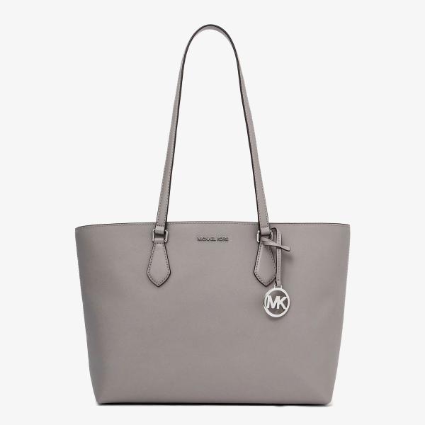 型番：35S4S6HT9L35ブランド：マイケル・コース商品名：SHEILA ミッドファスナー トート ラージカラー：パールグレー