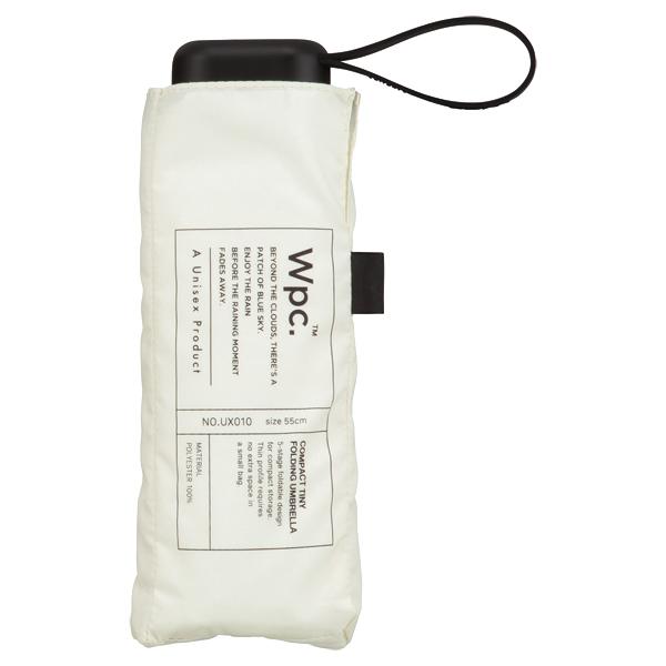 型番：UX010-001-002ブランド：Wpc.商品名：【Wpc.】雨傘 UNISEX COMPACT TINY FOLD 大きい 晴雨兼用 折り畳み傘カラー：オフ/ベージュ/グリーン