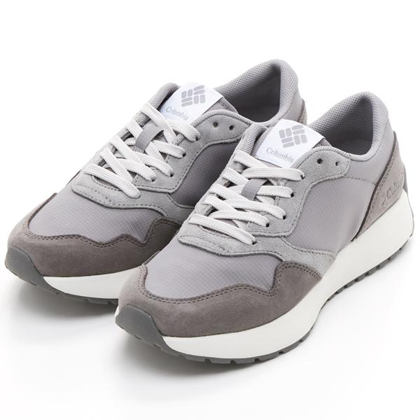 型番：YU1608ブランド：コロンビア商品名：Columbia/コロンビア/イーストサイドトレイナーカラー：023CityGrey/100White/010Black