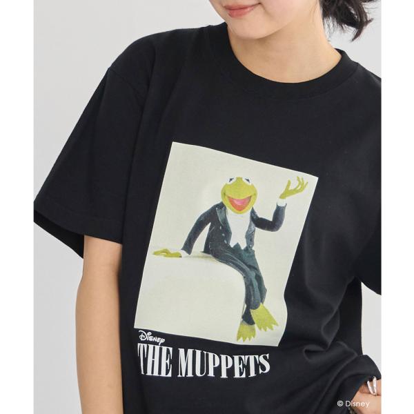 型番：5749096ブランド：ラビアンジェ商品名：別注/Disney 『THE MUPPETS』 Kermit the Frog print Teeカラー：03ブラック