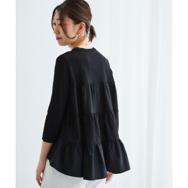 型番：3142028508ブランド：ルクールブラン商品名：TORRAZZO DONNAティアードドッキングニットカラー：ベージュ/ブラック