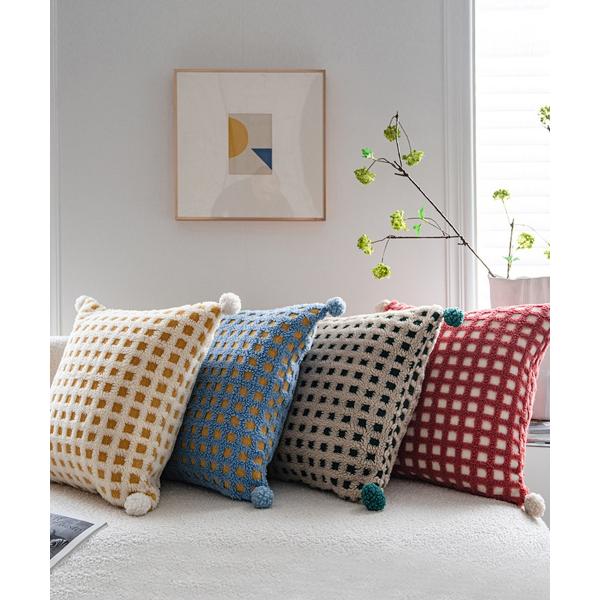 型番：ydr0318aブランド：アイモハ商品名：aimoha home 北欧風クッション　フィラーあり 韓国インテリアカラー：レッド/イエロー/グリーン/ブルー