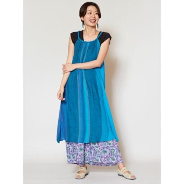 型番：NWW-4555-2024ブランド：チャイハネ商品名：【チャイハネ】カラパナワンピースカラー：ブルー/ホワイト/ブラック/カーキ/レッド/オレンジ