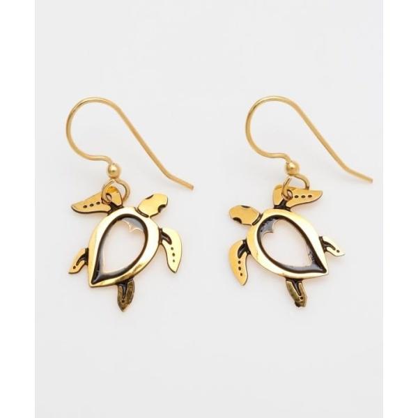 型番：4HLZ5613-2024ブランド：カヒコ商品名：【カヒコ】【LEIGHTON　LAM】ホヌピアスカラー：ブラック×ゴールド/ゴールド/シルバー