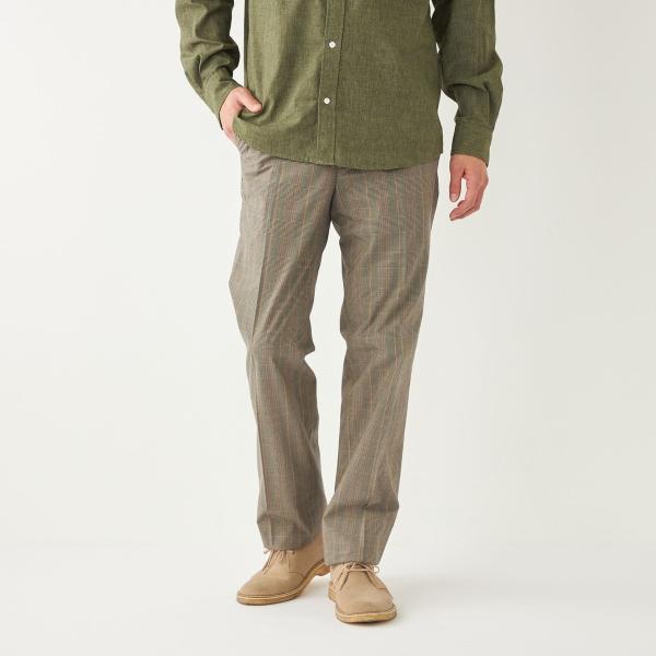 型番：213130122ブランド：シップス カラーズ商品名：BARRY BRICKEN:チェック パンツ(セットアップ対応可能)カラー：チャコールグレー/グリーン/ネイビー