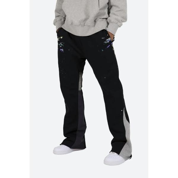 型番：7843911214ブランド：エルエイチピー商品名：mnml／ミニマル／CONTRAST BOOTCUT SWEATPANTS(M2021-W196／Mカラー：ブラック/グレー