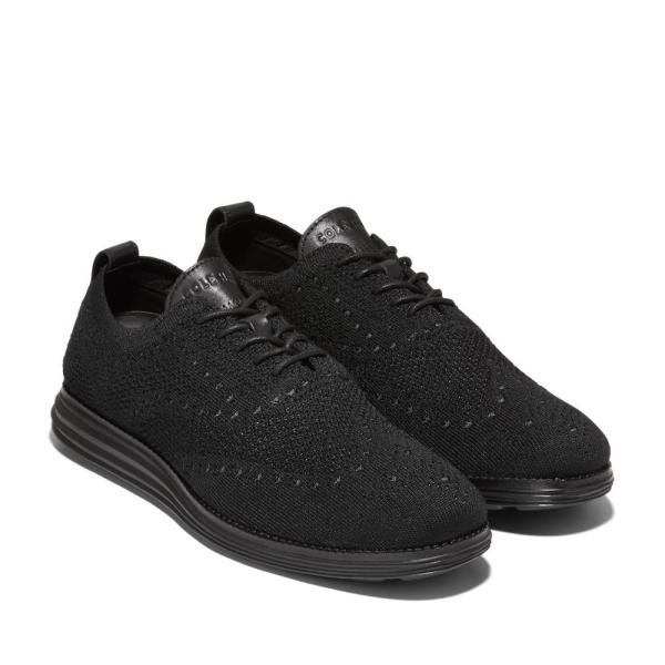 型番：C28443ブランド：コールハーン商品名：COLEHAAN/ORIGINALGRAND STITCHLITE WINGTIP OXFORDカラー：BLACK/BLACK