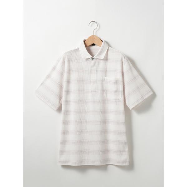 型番：7202785ブランド：エレメント オブ シンプルライフ商品名：リンクスボーダー半袖ZIPポロカラー：ピンク/サックス