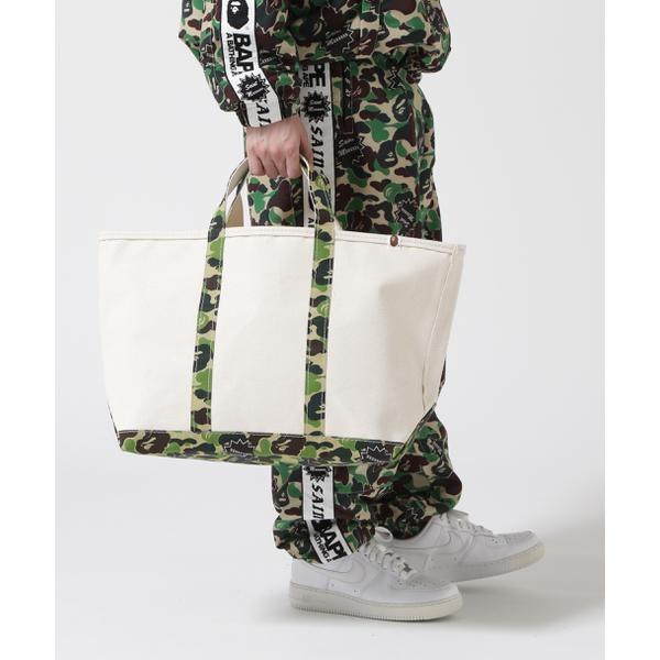 型番：7874176223ブランド：ロイヤルフラッシュ商品名：SAINT MICHAEL／セントマイケル×ア・ベイシング・エイプ／TOTE BAG／LARGEカラー：ホワイト