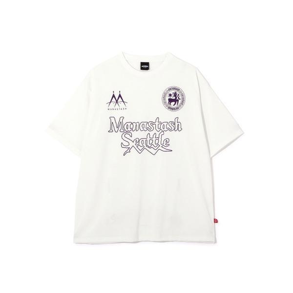 型番：7924234008ブランド：マナスタッシュ商品名：MANASTASH／マナスタッシュ／RE:POLY TEE UNIFORM／リポリTユニフォームカラー：ブラック/ホワイト/エメラルドグリーン3