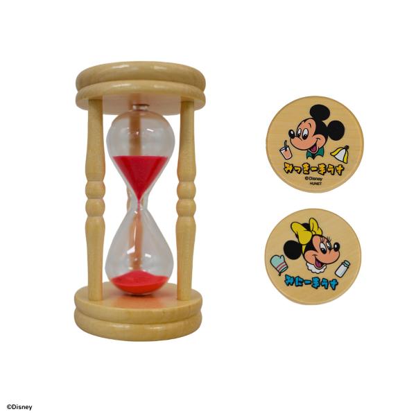 型番：4580287506618ブランド：サウナラブ商品名：ディズニー　砂時計　Disney - ME TIME　ミッキーマウス×ミニーマウス（ピンク）カラー：**